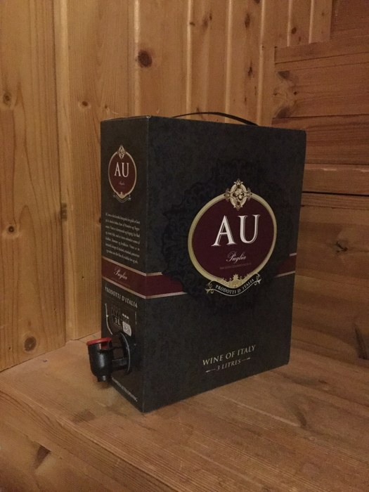 AU Puglia punaviini - hanapakkaus
